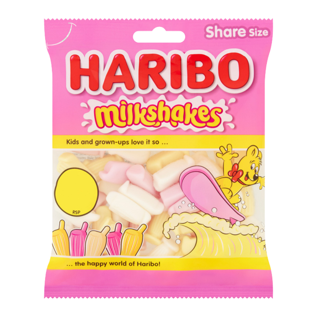 Haribo Milkshakes (UK) – Willy Wacky Snacks