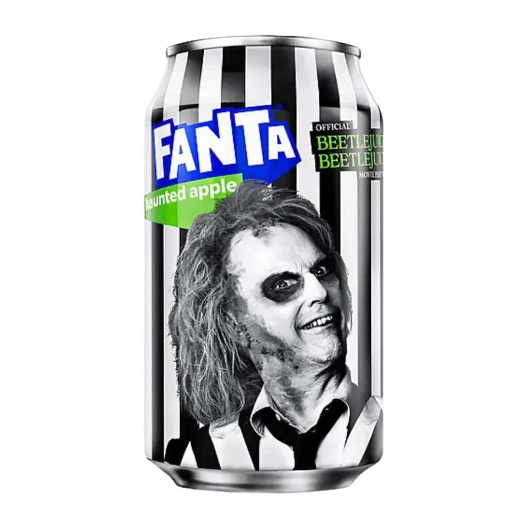 Fanta Beetlejuice Haunted Apple Limited Ed Willy Wacky Snacks