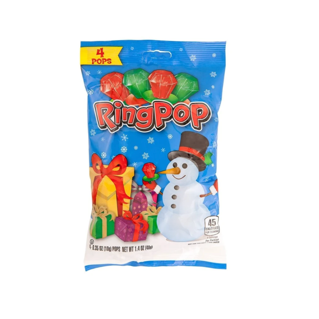 Christmas Ring Pop 4pk – Willy Wacky Snacks