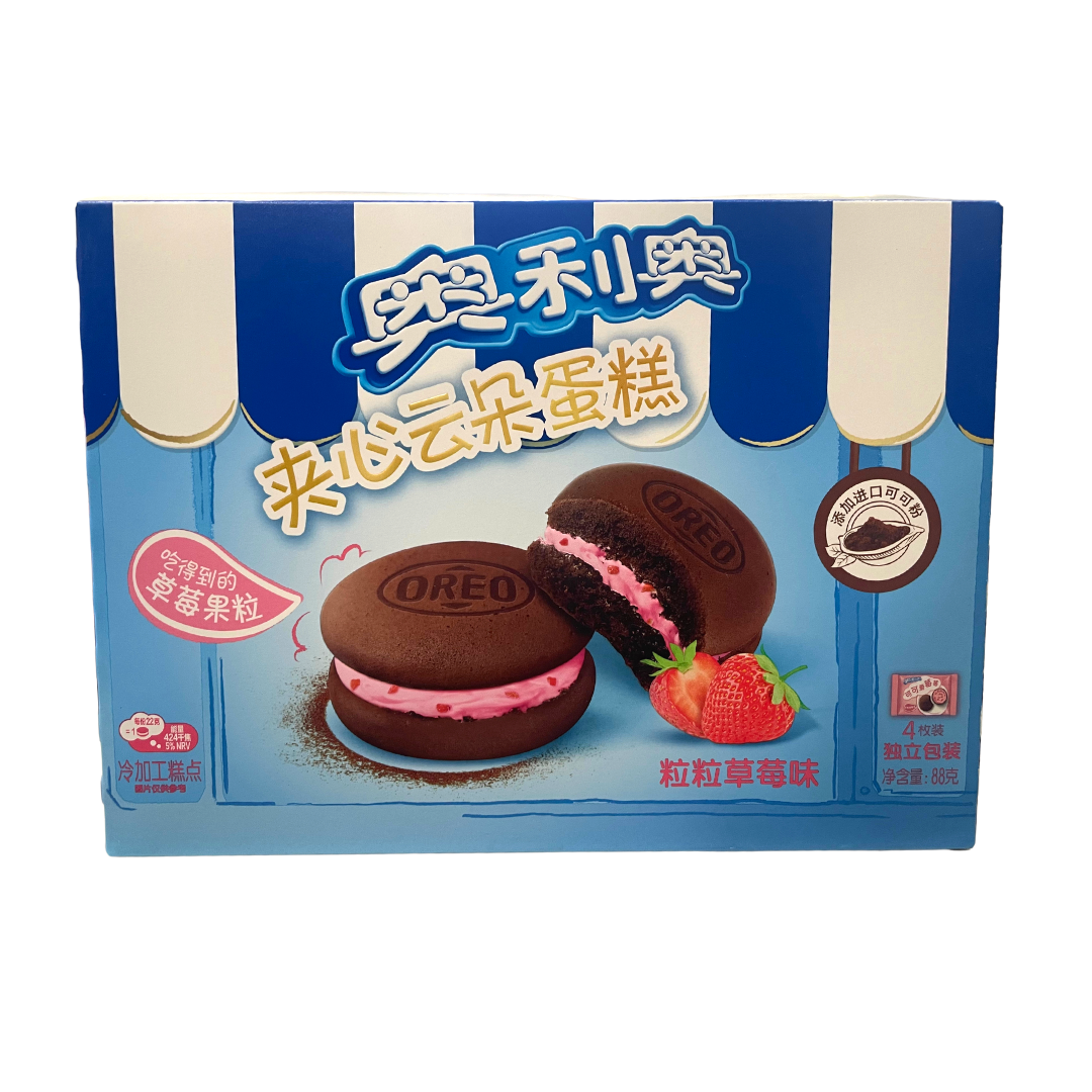 Oreo Cakesters Strawberry (China) 88g – Willy Wacky Snacks
