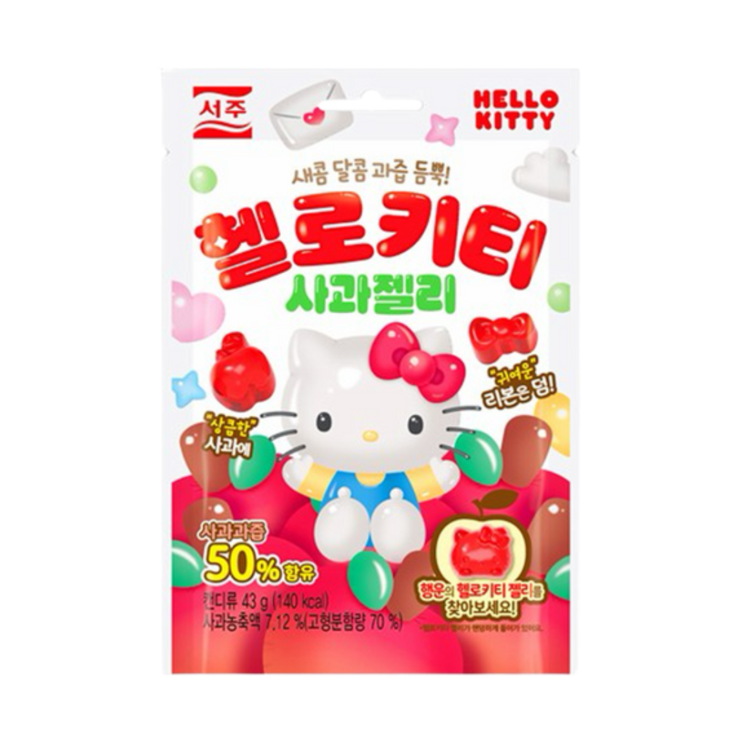 Hello Kitty Apple Jelly Gummy (Korea) 43g – Willy Wacky Snacks
