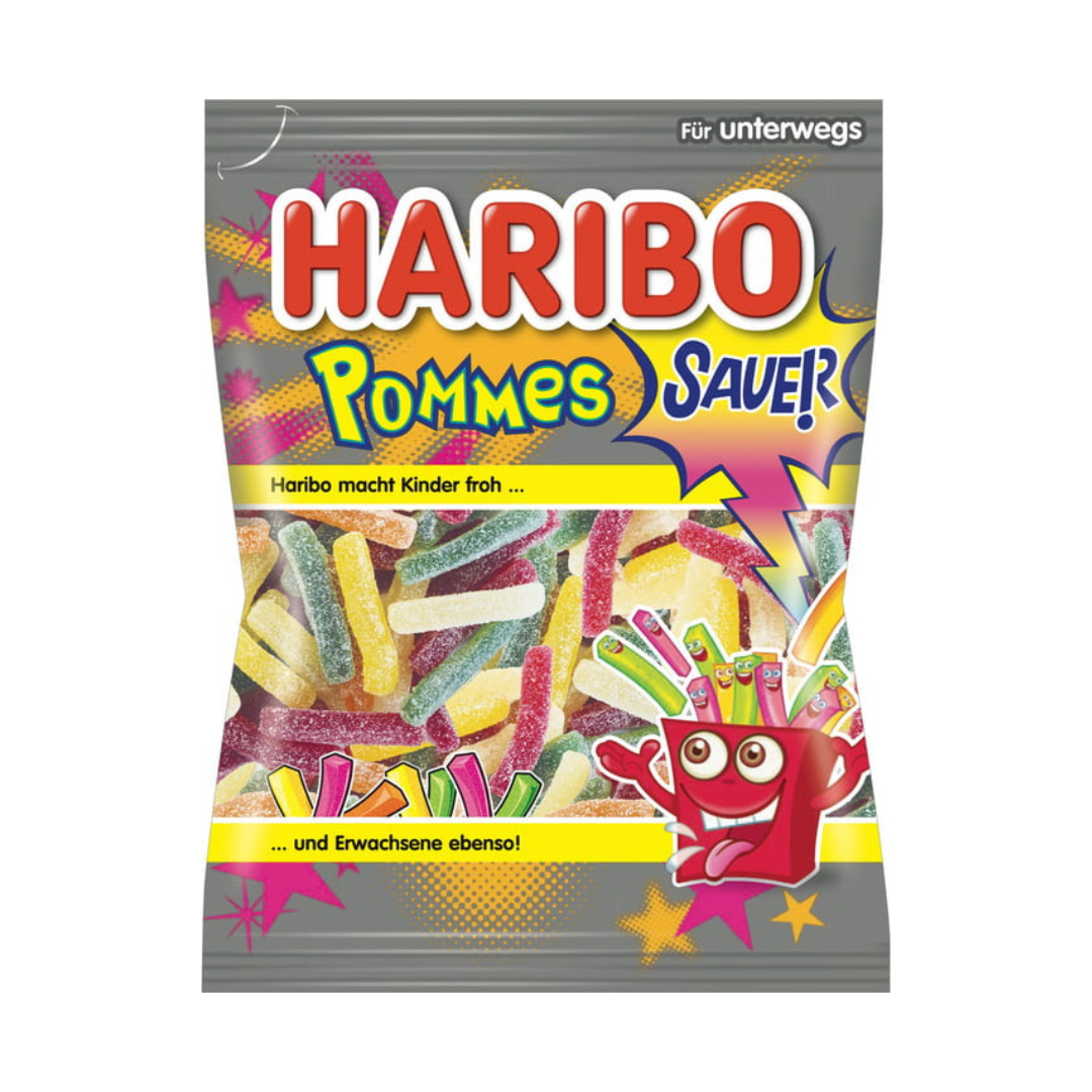 Haribo Sour Fries (Germany) 100g – Willy Wacky Snacks