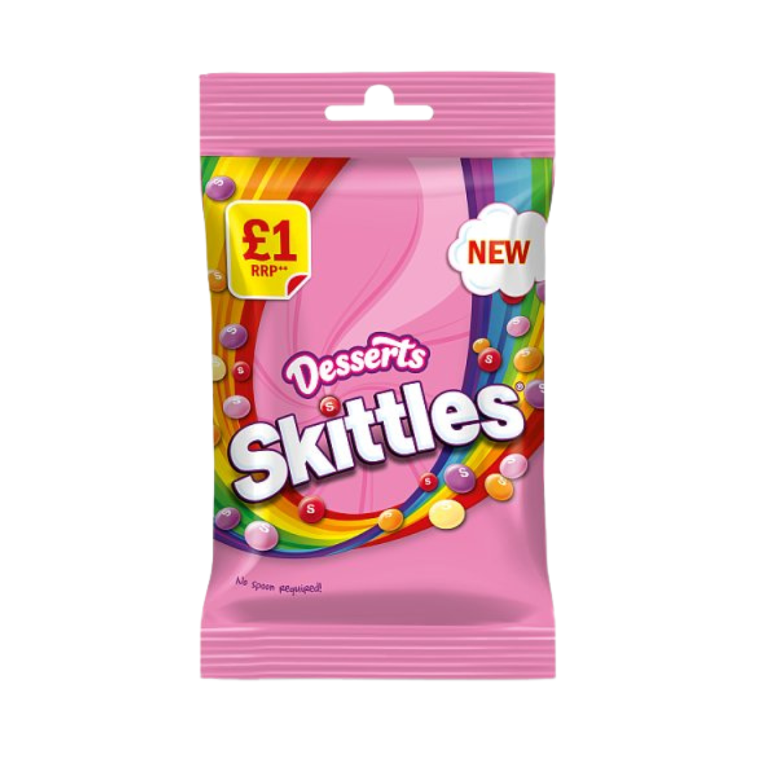 Skittles Desserts (UK) 125g – Willy Wacky Snacks