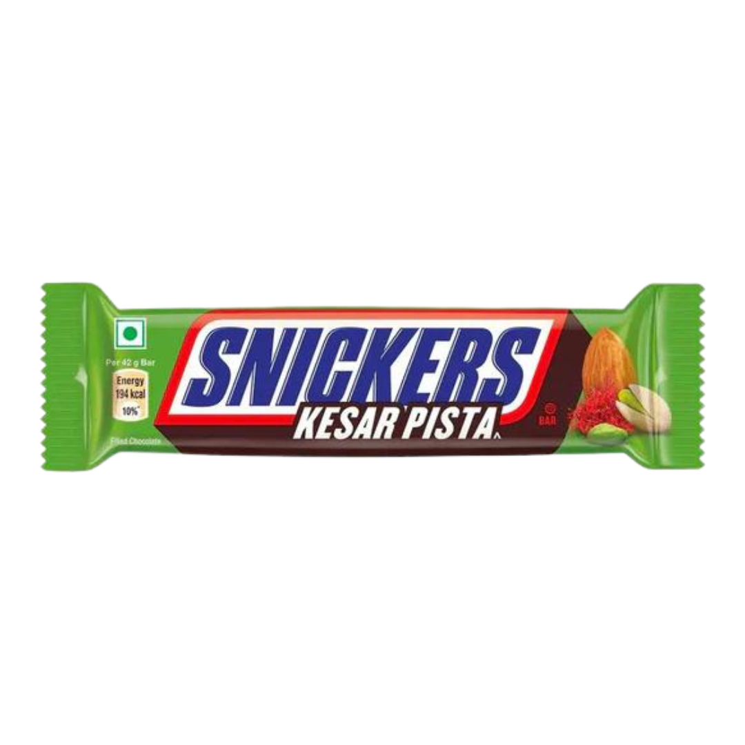 Snickers Kesar Pista 'Pistachio' (India) 24g – Willy Wacky Snacks