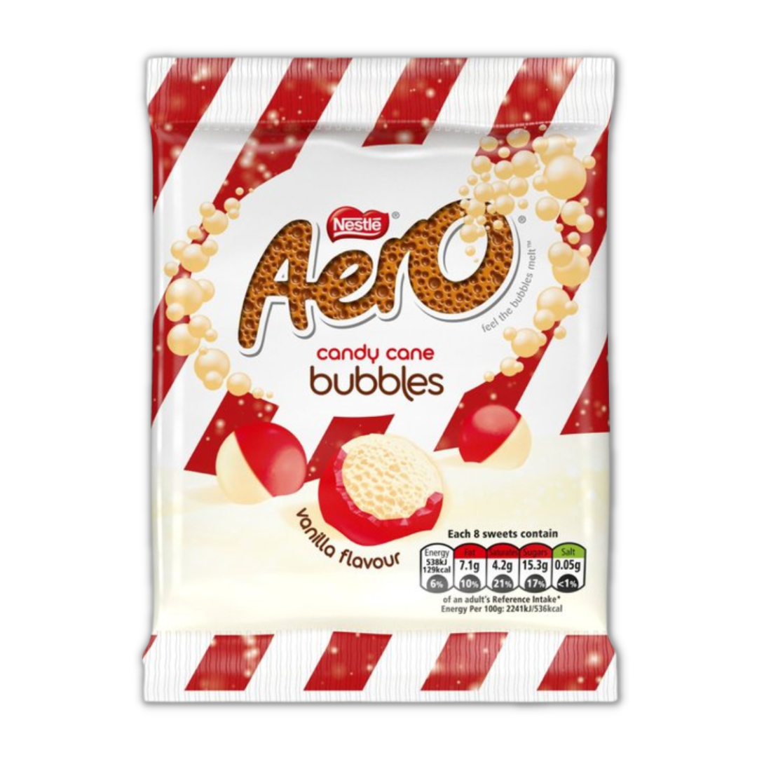 Aero Candy Cane Bubbles (UK) – Willy Wacky Snacks