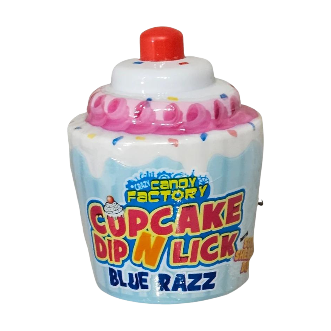 Cupcake Dip N Lick Blue Raz (UK) – Willy Wacky Snacks