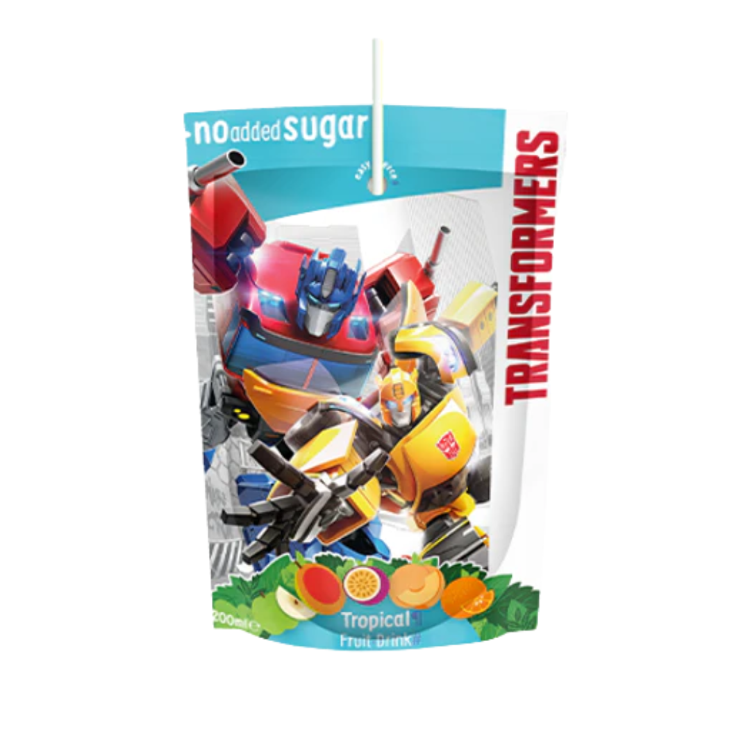 Transformers Fruit Juice Pouch – Willy Wacky Snacks