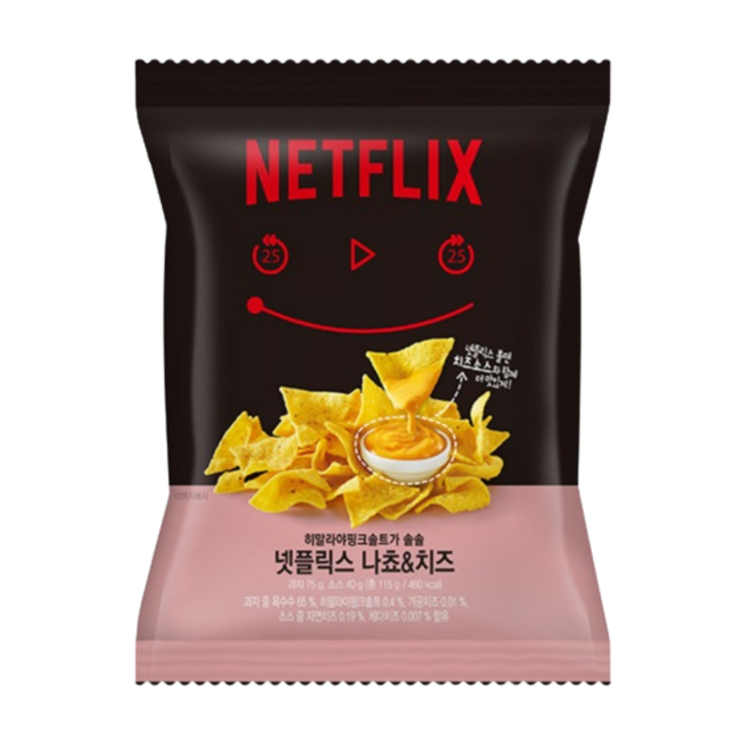 Netflix Pink Salt & Nacho Cheese (Korea) 115g – Willy Wacky Snacks