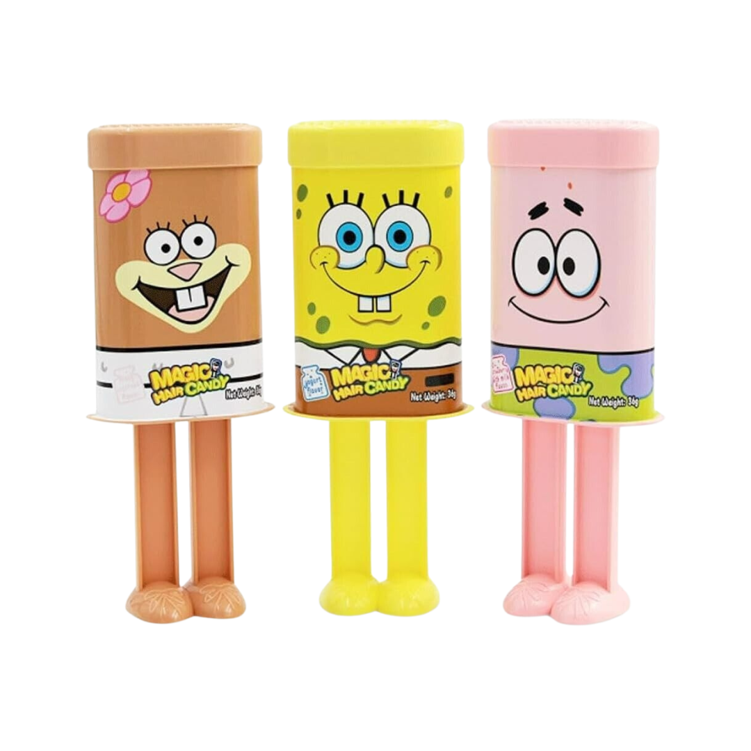 SpongeBob Magic Hair Candy (Japan) 1 of 3* – Willy Wacky Snacks