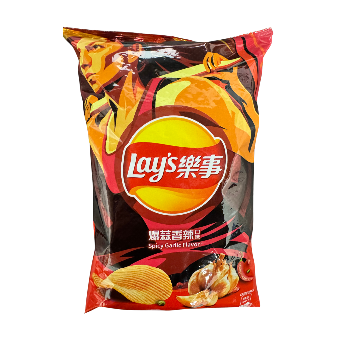 Lay's Spicy Garlic (Taiwan) 70g – Willy Wacky Snacks