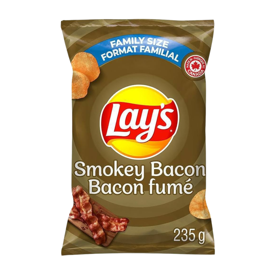 Lay's Smokey Bacon (Canada) 235g – Willy Wacky Snacks