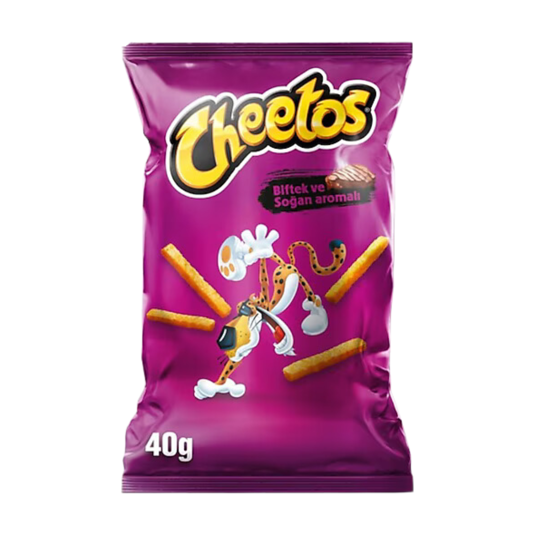 Cheetos Steak & Onion (Turkey) 40g – Willy Wacky Snacks