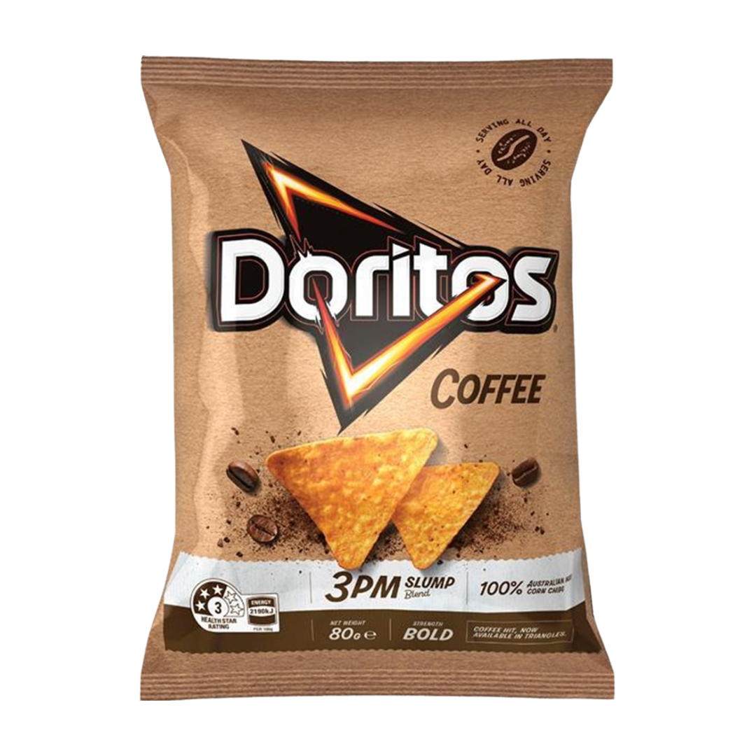 Doritos Coffee (Australia) Lim Ed. 80g – Willy Wacky Snacks