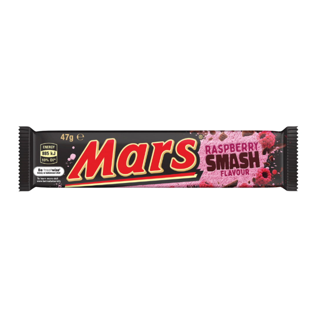 Mars Raspberry Smash (Australia) 47g – Willy Wacky Snacks