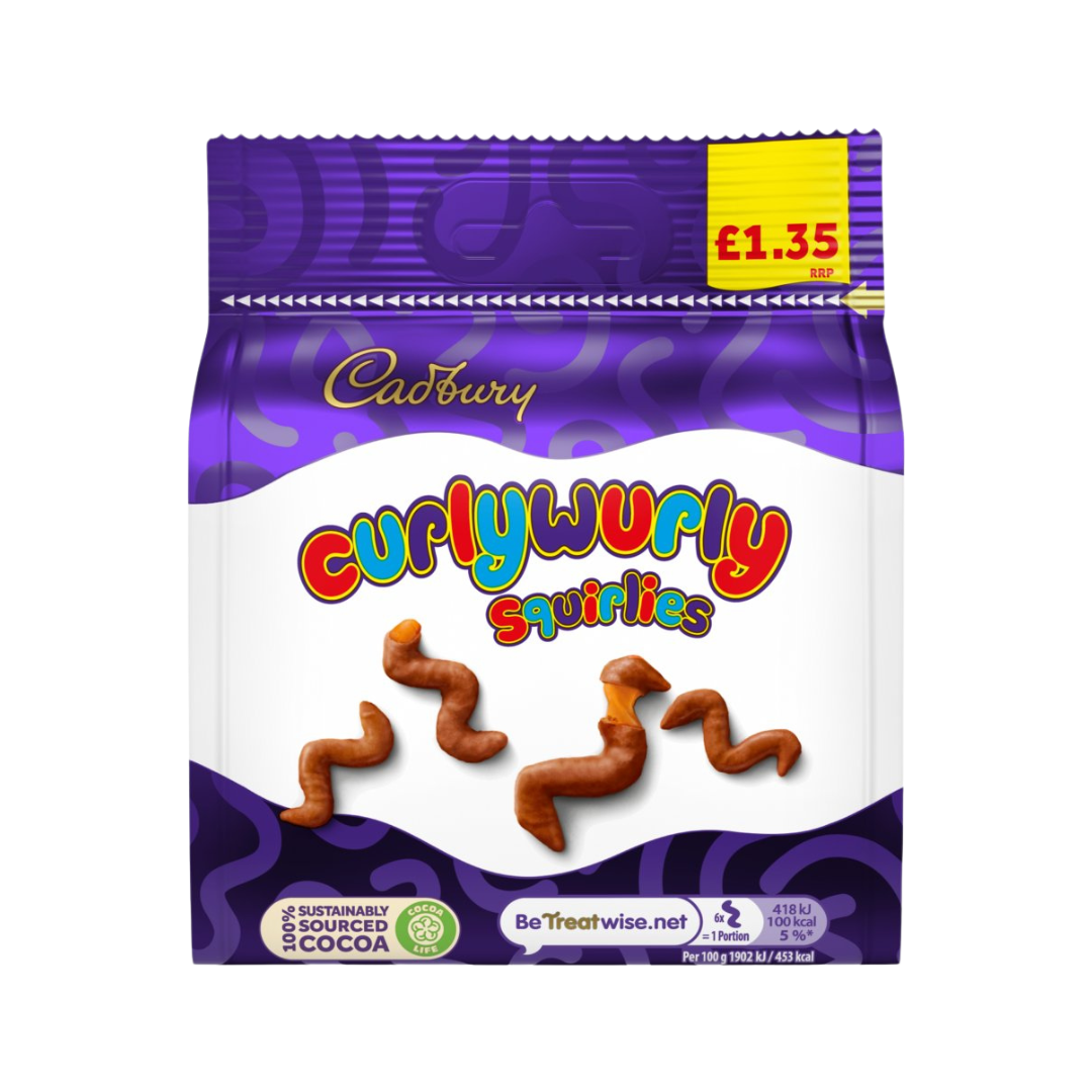 Cadbury Curly Wurly Bag (UK) 85g – Willy Wacky Snacks