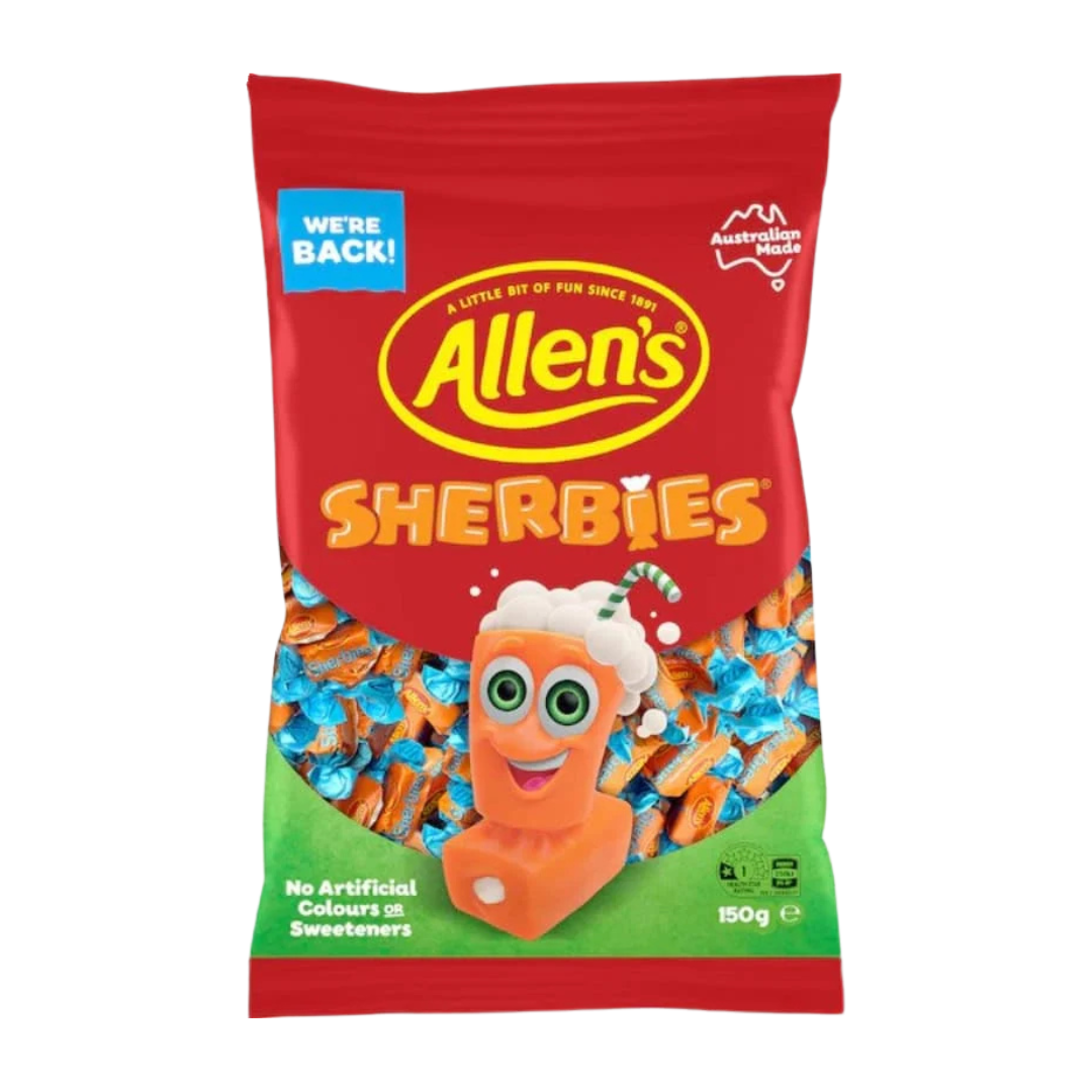 Allen's Sherbies (Australia) 150g – Willy Wacky Snacks