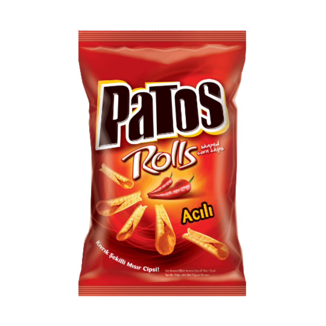 Patos Hot Pepper Rolls (Turkey) 167g – Willy Wacky Snacks