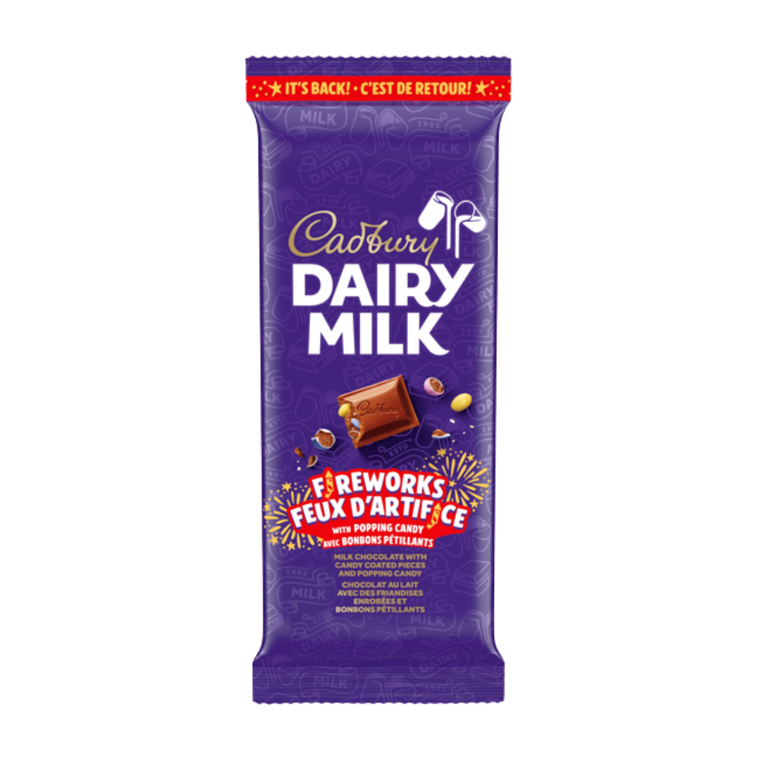 Cadbury Dairy Milk Fireworks (Canada) – Willy Wacky Snacks