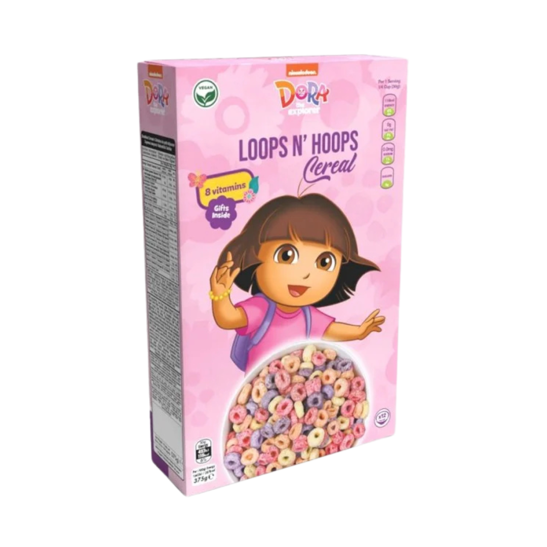 Dora Loops N' Hoops (UK) 375g – Willy Wacky Snacks