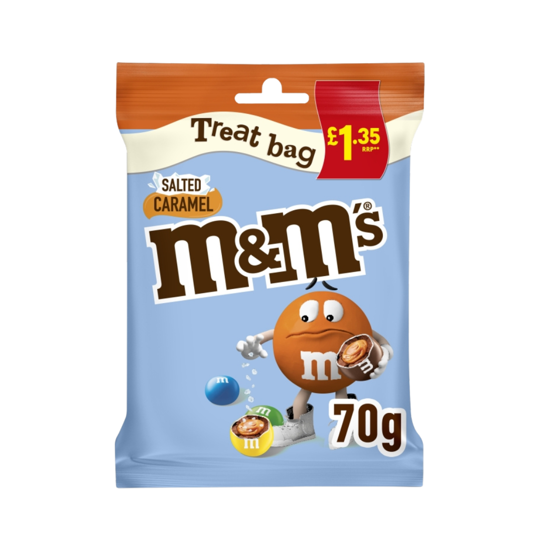 M&M Salted Caramel (UK) 70g – Willy Wacky Snacks