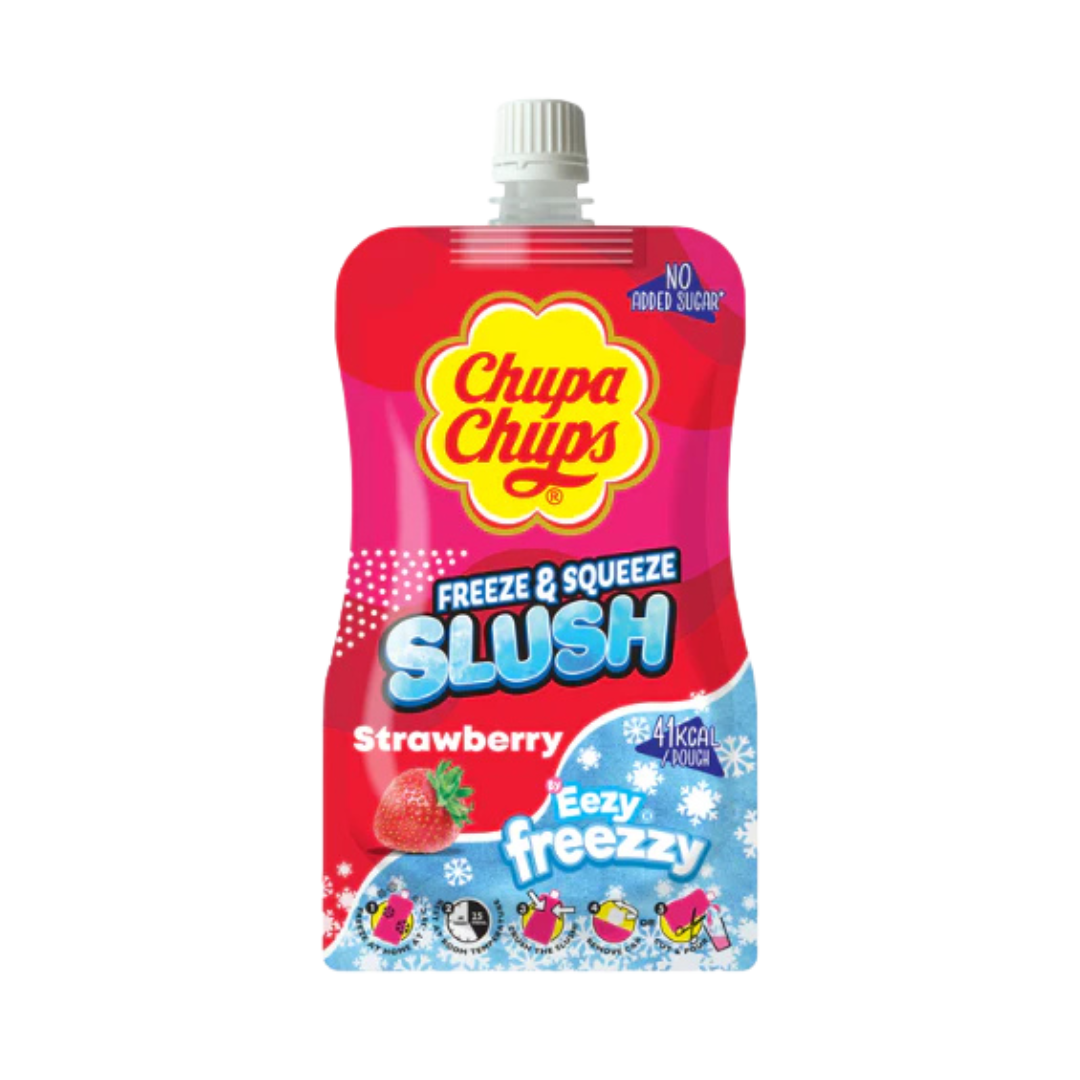 Chupa Chups Slush Strawberry (UK) 250g – Willy Wacky Snacks