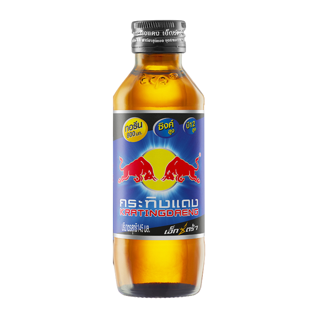 Red Bull Kratingdaeng Extra Zinc (Thailand) 145ml – Willy Wacky Snacks