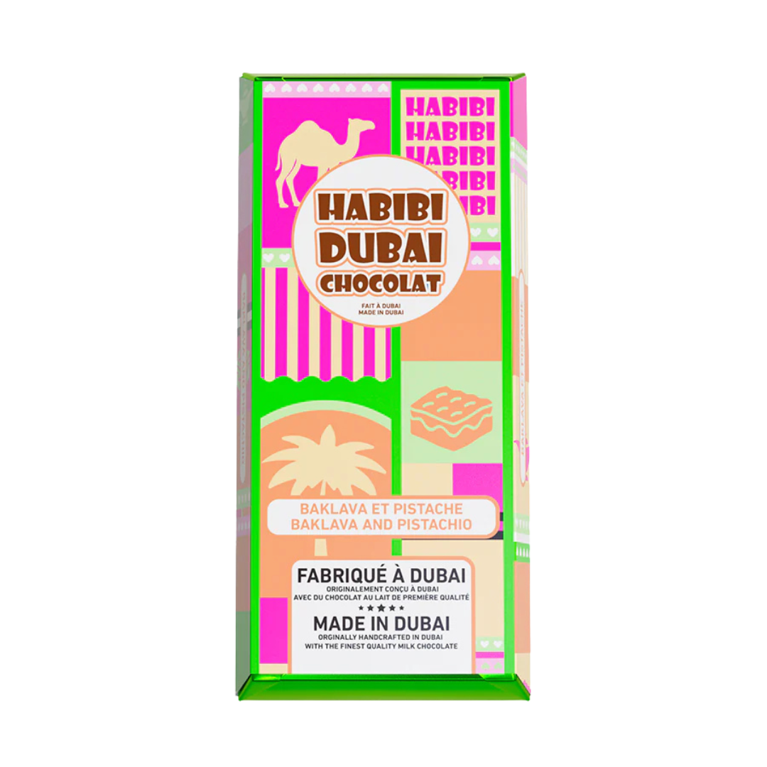 Habibi Dubai Chocolat Baklava & Pistachio (Dubai) – Willy Wacky Snacks