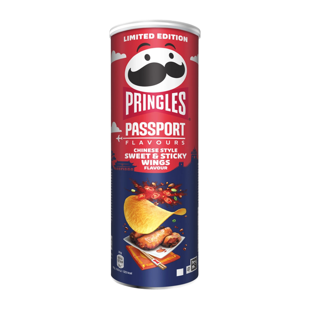 Pringles Passport Sweet Sticky Wings (UK) 165g – Willy Wacky Snacks