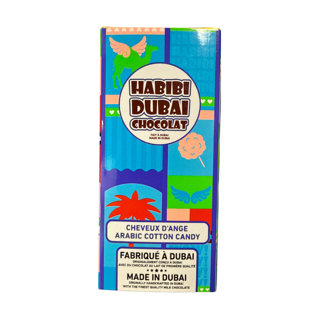 Habibi Dubai Chocolat Arabic Cotton Candy (Dubai) – Willy Wacky Snacks