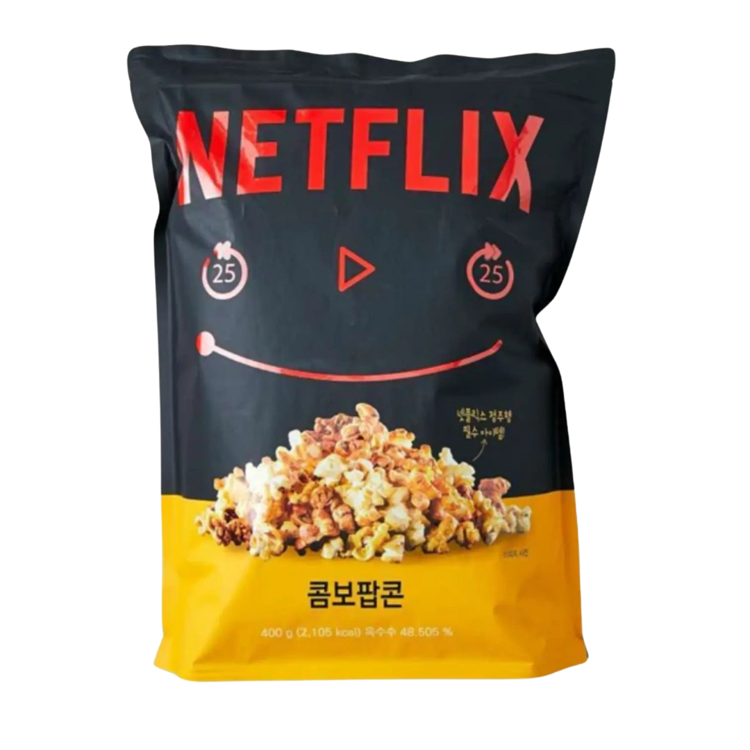 Netflix 4 in 1 Popcorn (Korea) 400g – Willy Wacky Snacks