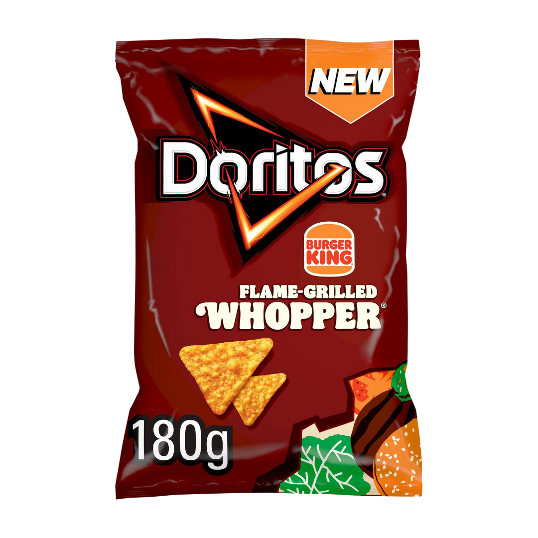 Doritos Flamed Grilled Whopper (UK) 180g – Willy Wacky Snacks
