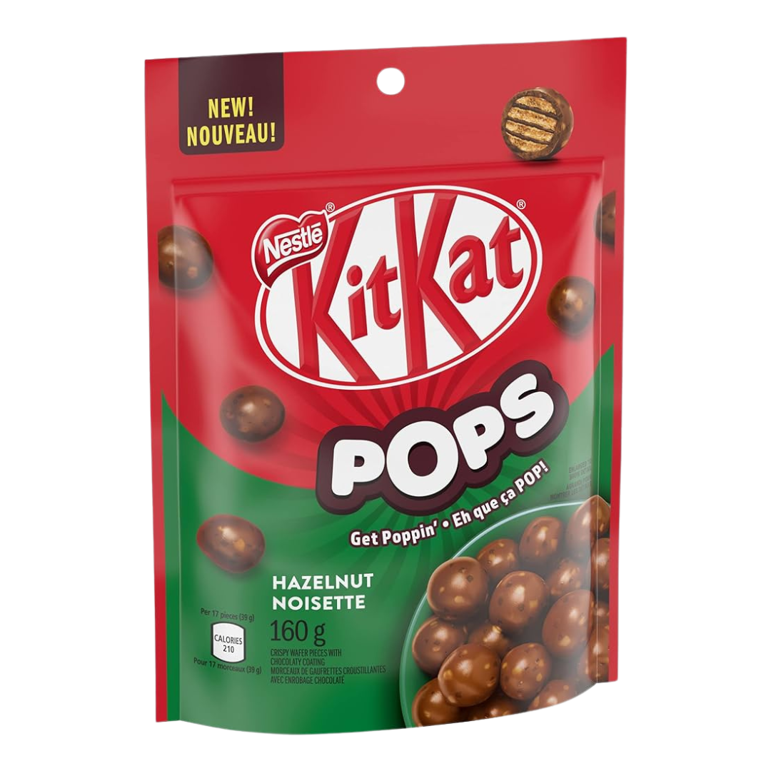 Kit Kat Pops Hazelnut (Canada) 160g – Willy Wacky Snacks