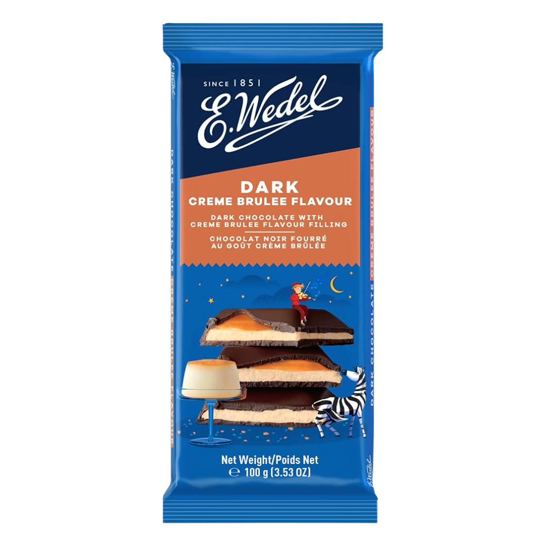 E. Wedel Dark Chocolate Creme Brûlée (Poland) – Willy Wacky Snacks