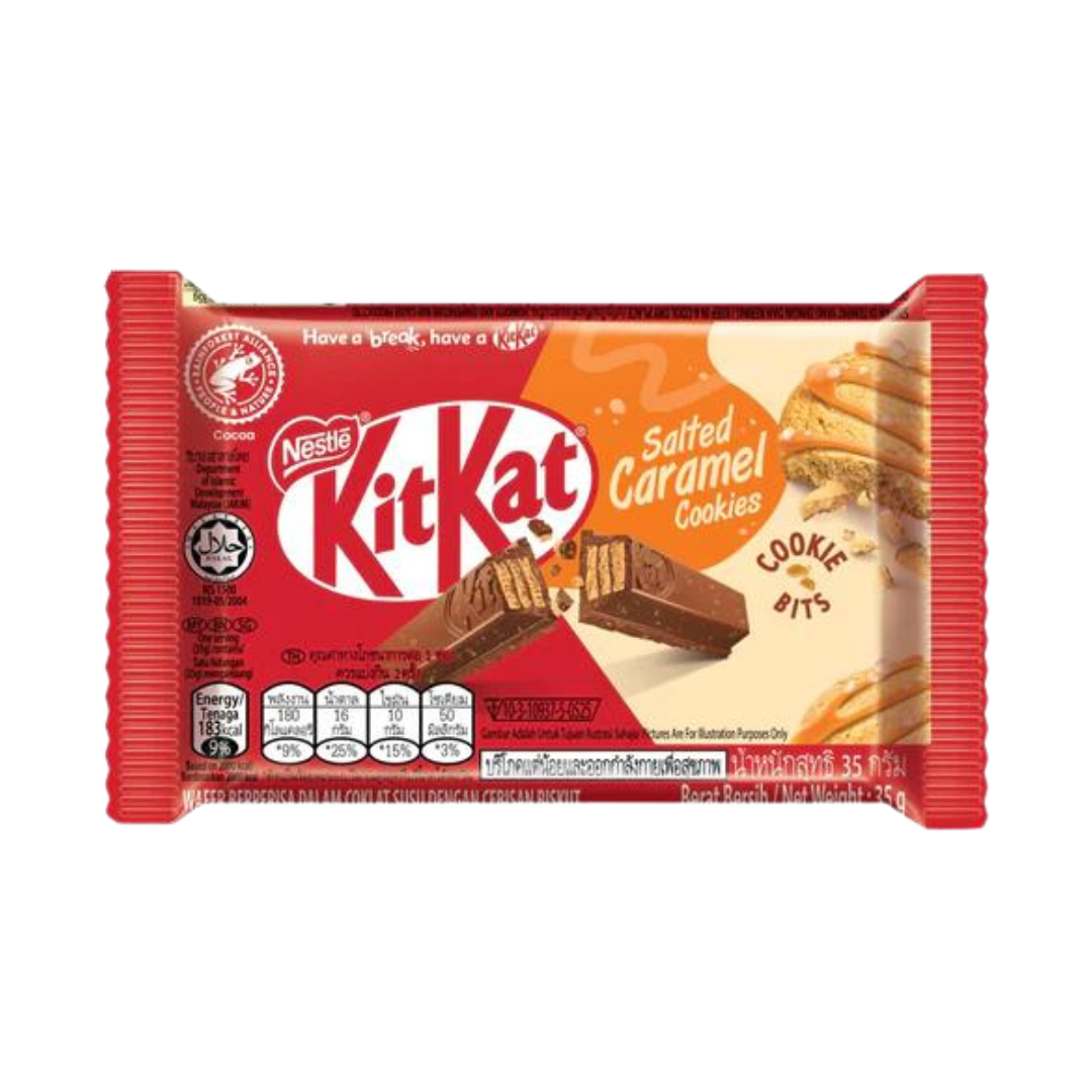Kit Kat Salted Caramel Cookies (Saudi) – Willy Wacky Snacks