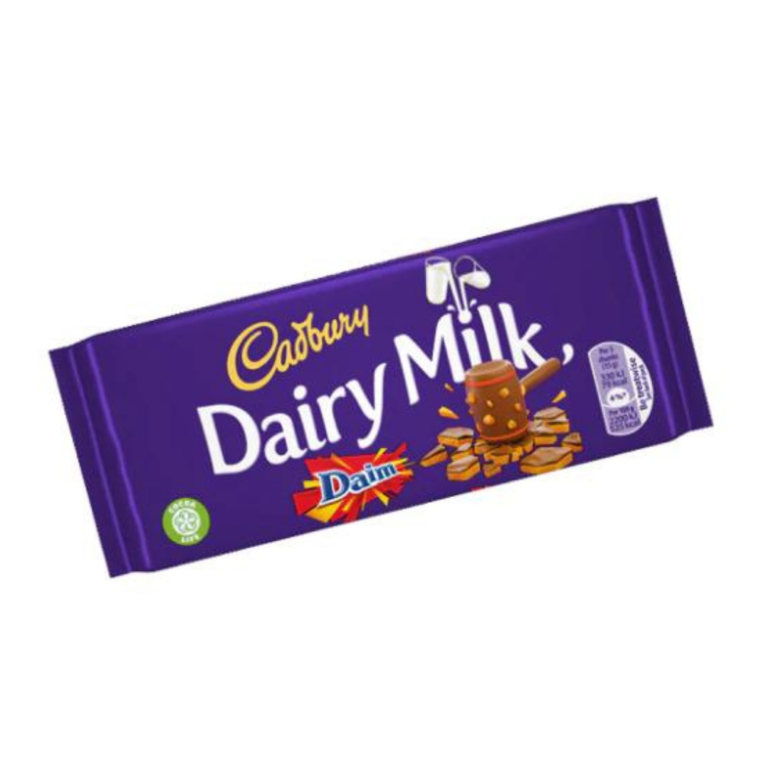 Cadbury Daim 120g (UK) – Willy Wacky Snacks