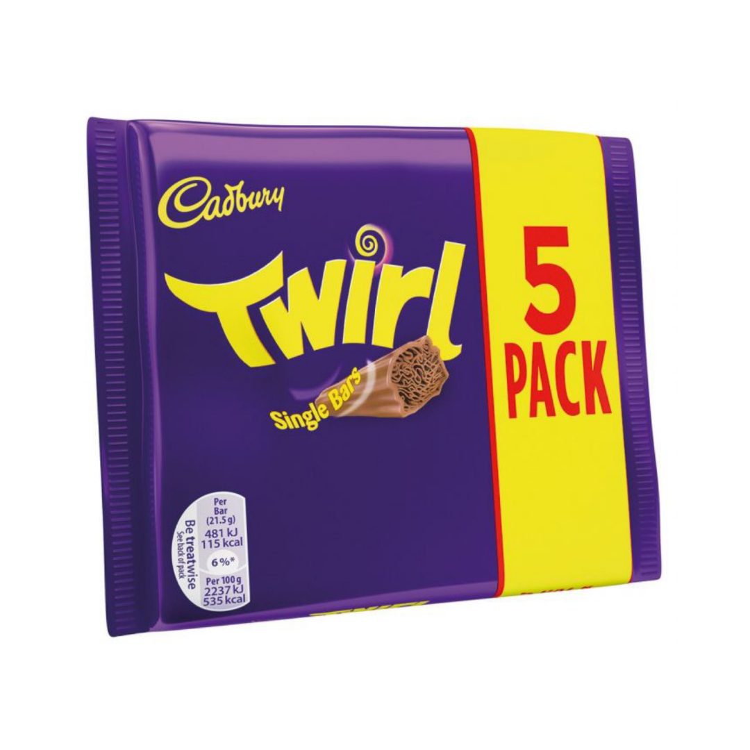 Cadbury Twirl 5Pk (UK) – Willy Wacky Snacks