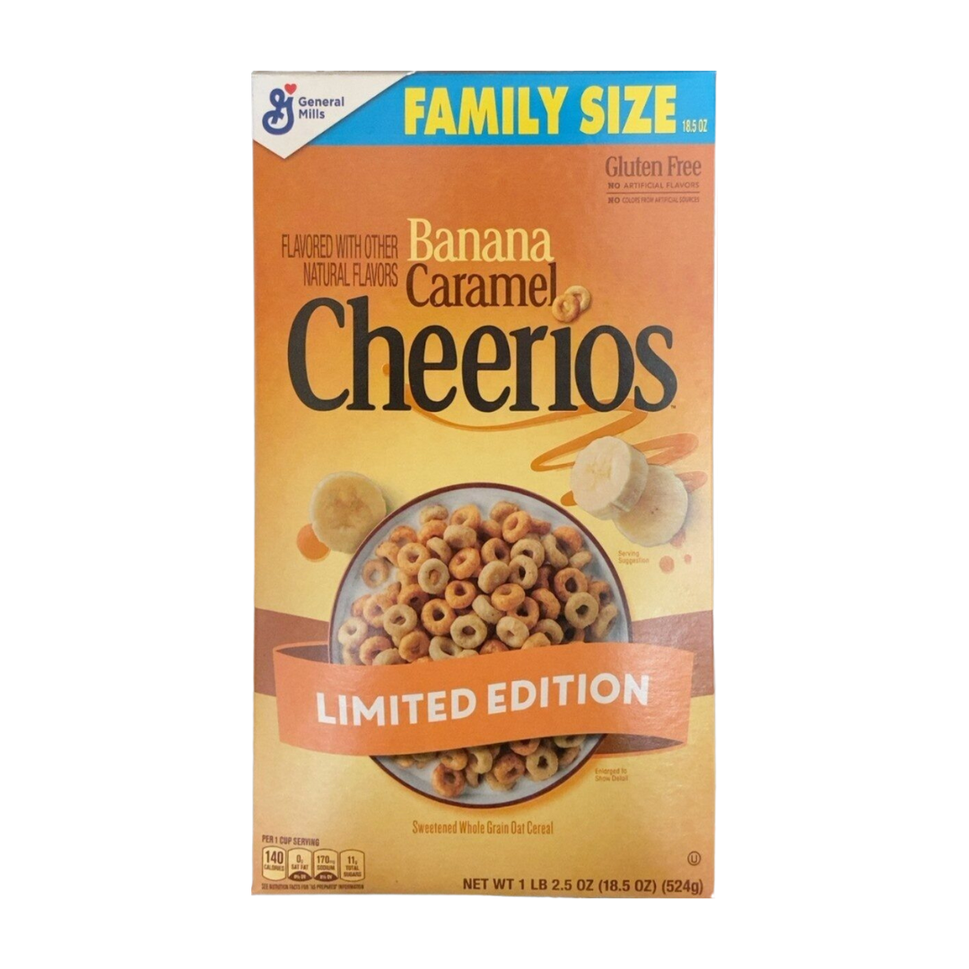 Cheerios Banana Caramel (Limited Edition) – Willy Wacky Snacks