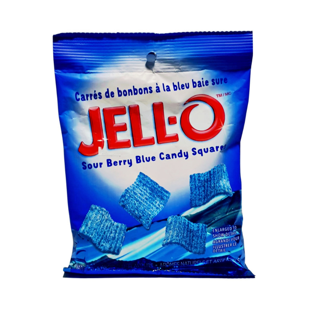 Jello Sour Berry Blue Candy Squares – Willy Wacky Snacks