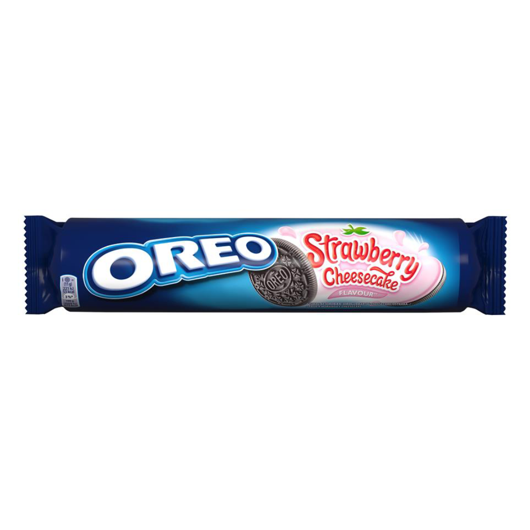Oreo Strawberry Cheesecake Roll (UK) 154g – Willy Wacky Snacks
