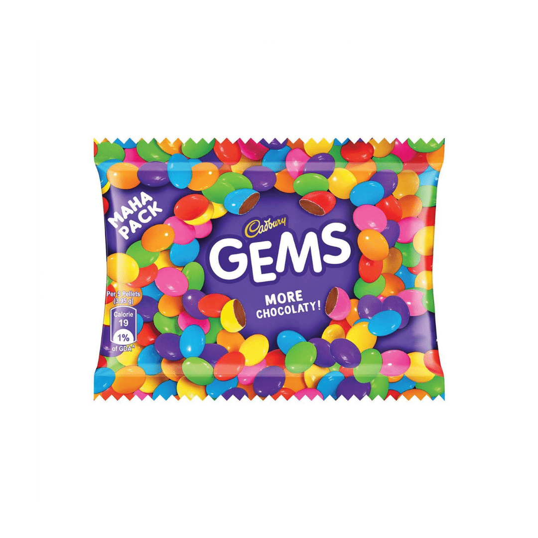 Cadbury Gems Pouch (India) 19g – Willy Wacky Snacks