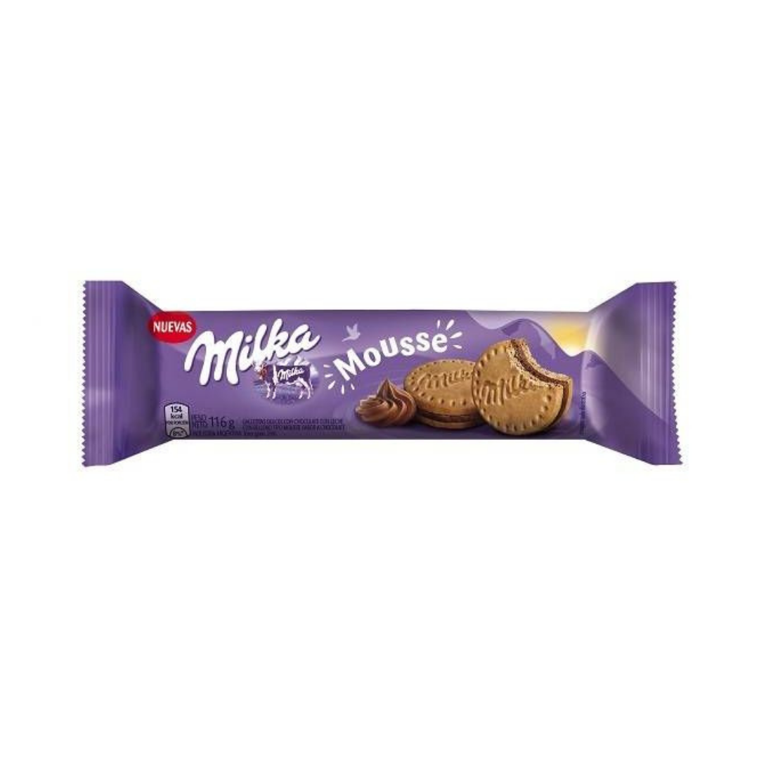 Milka Chocolate Mousse Cookies (Argentina) 116g – Willy Wacky Snacks