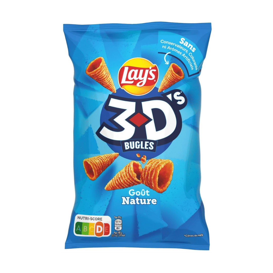 Lay's 3D Bugles Nature (France) 85g – Willy Wacky Snacks