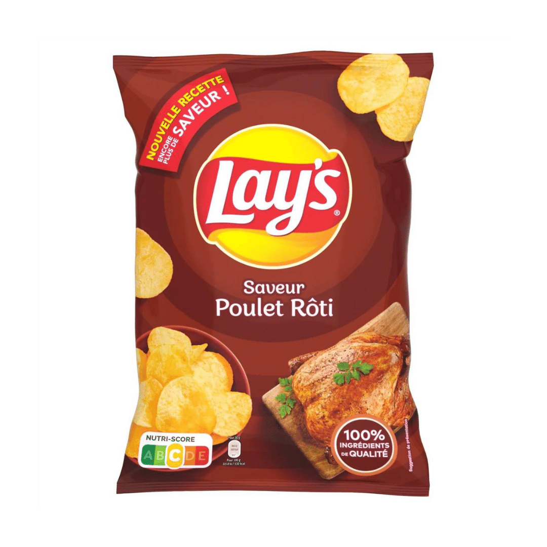 Lays Poulet Roti (France) 145g – Willy Wacky Snacks