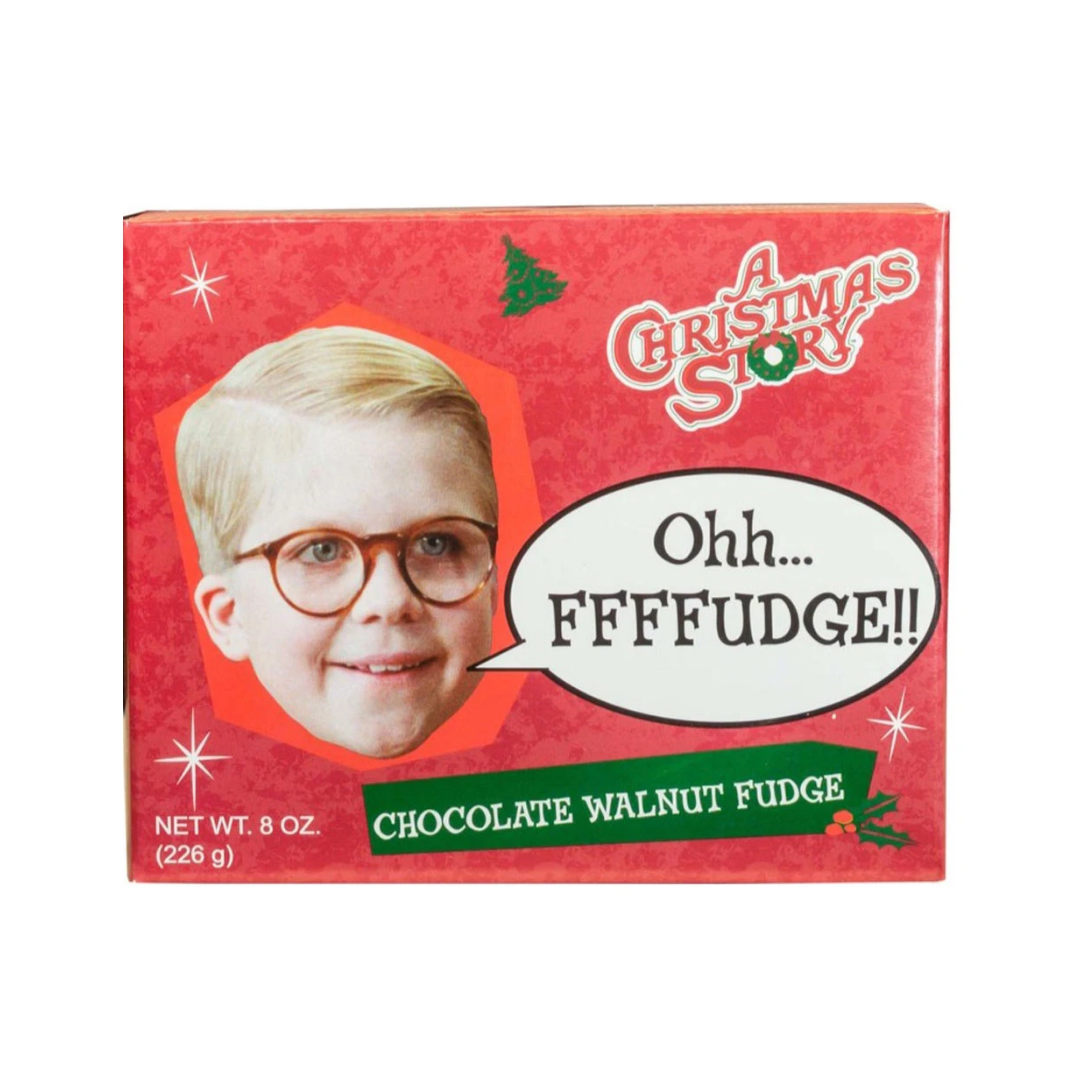 A Christmas Story Chocolate Walnut Fudge Box – Willy Wacky Snacks