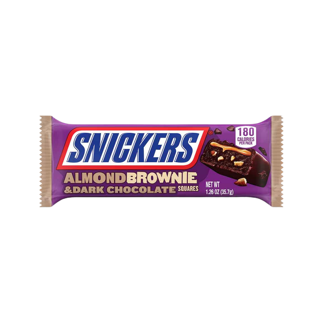 Snickers Almond Brownie & Dark Chocolate (35.7g) – Willy Wacky Snacks