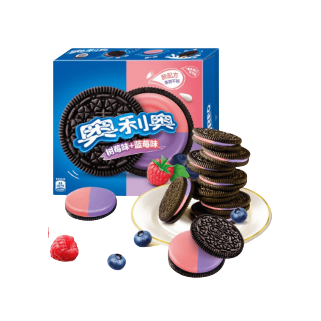 Oreo Raspberry + Blueberry Big Box (China) – Willy Wacky Snacks