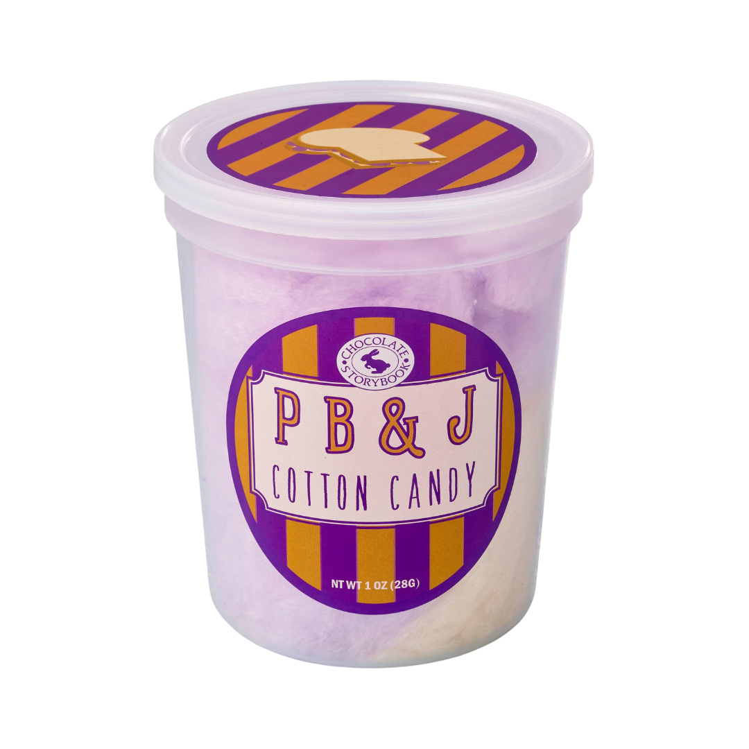 Peanut Butter & Jelly Cotton Candy – Willy Wacky Snacks