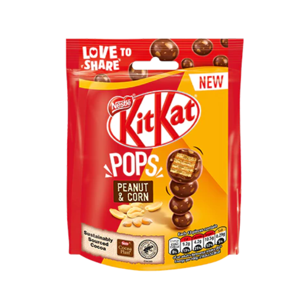 Kit Kat Pops Peanut & Corn (France) – Willy Wacky Snacks