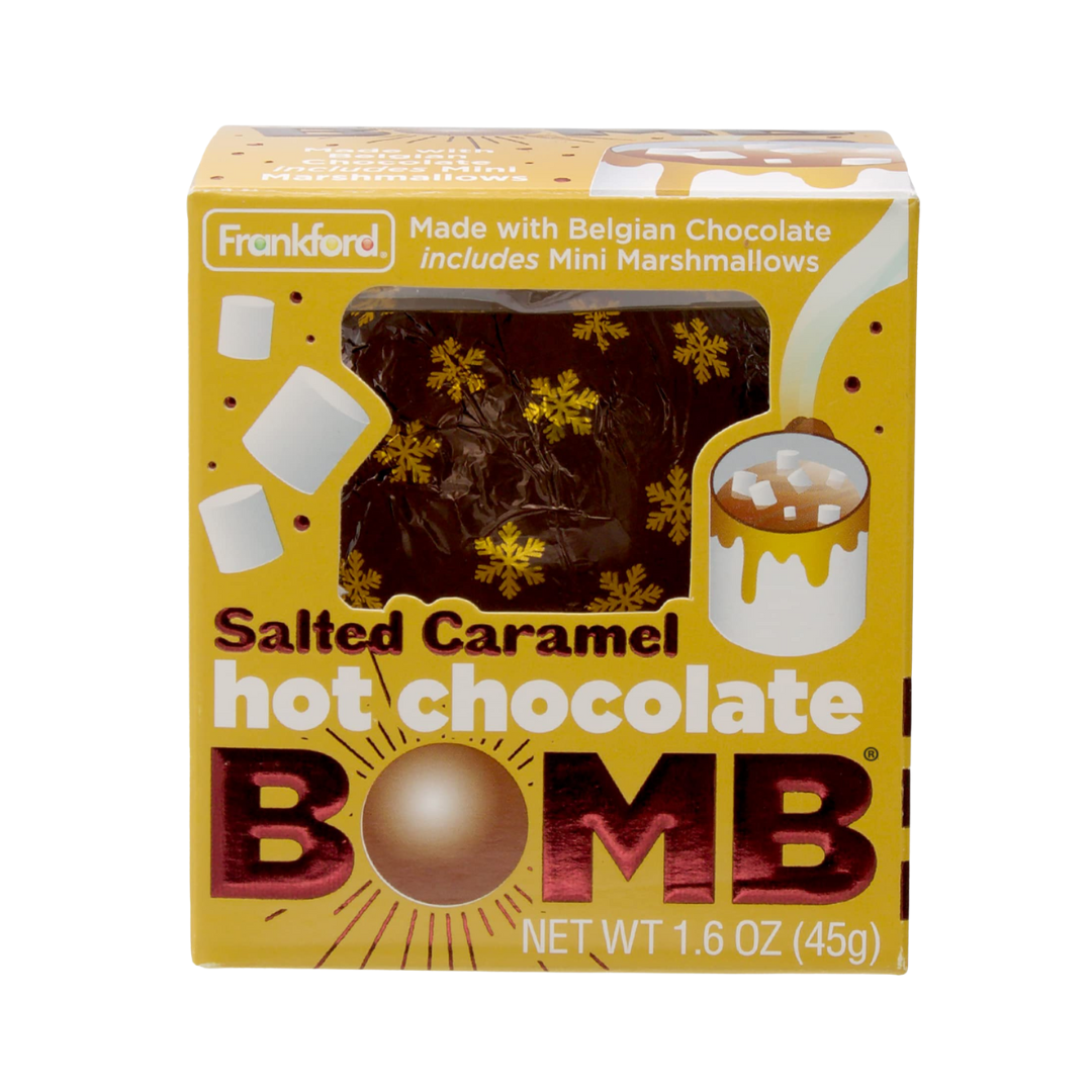 Salted Caramel Hot Chocolate Bomb – Willy Wacky Snacks