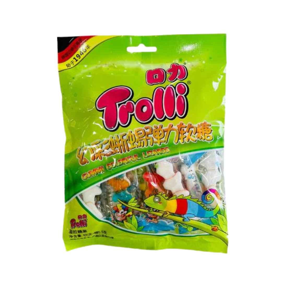 Trolli Gummi Colourful Lizards (China) – Willy Wacky Snacks